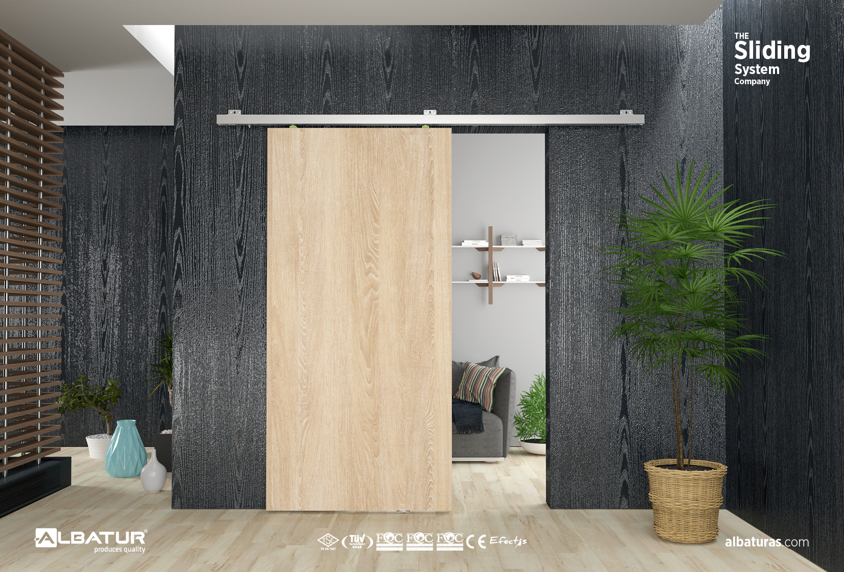 Furniture Accessories - ALBATUR - DoorSlide 7310